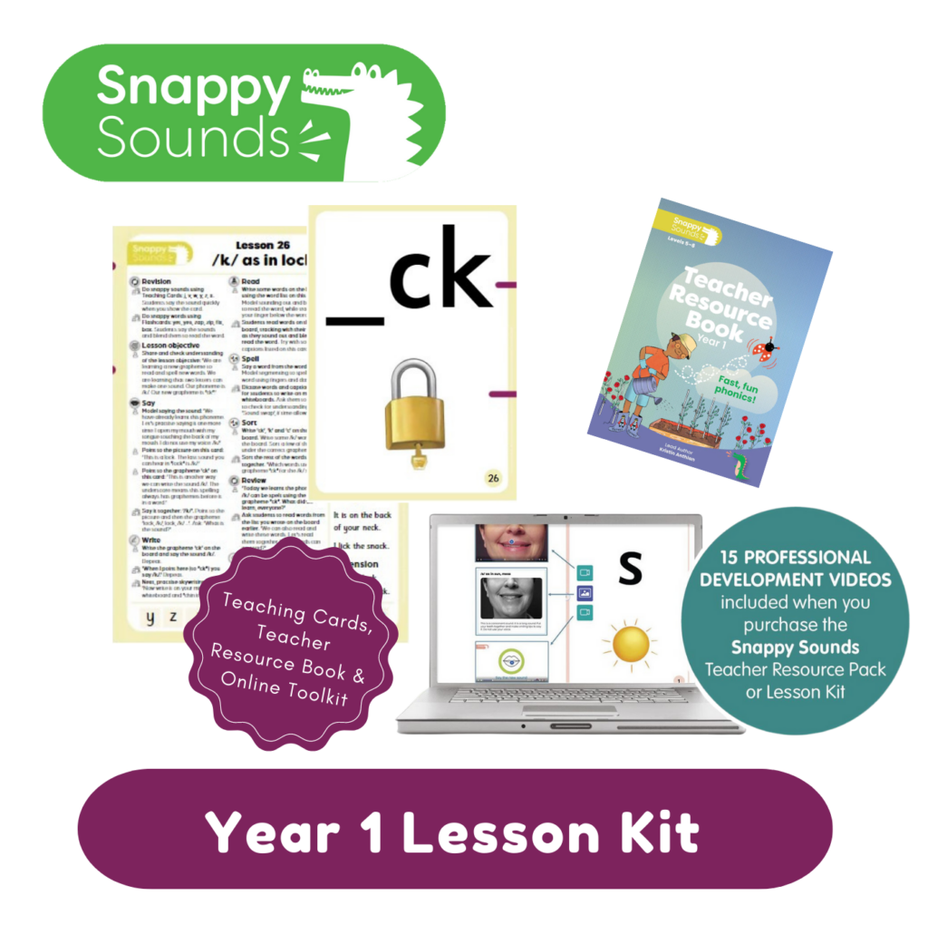 Snappy Sounds Year 1 Teacher Resource Pack - Lioncrest Education