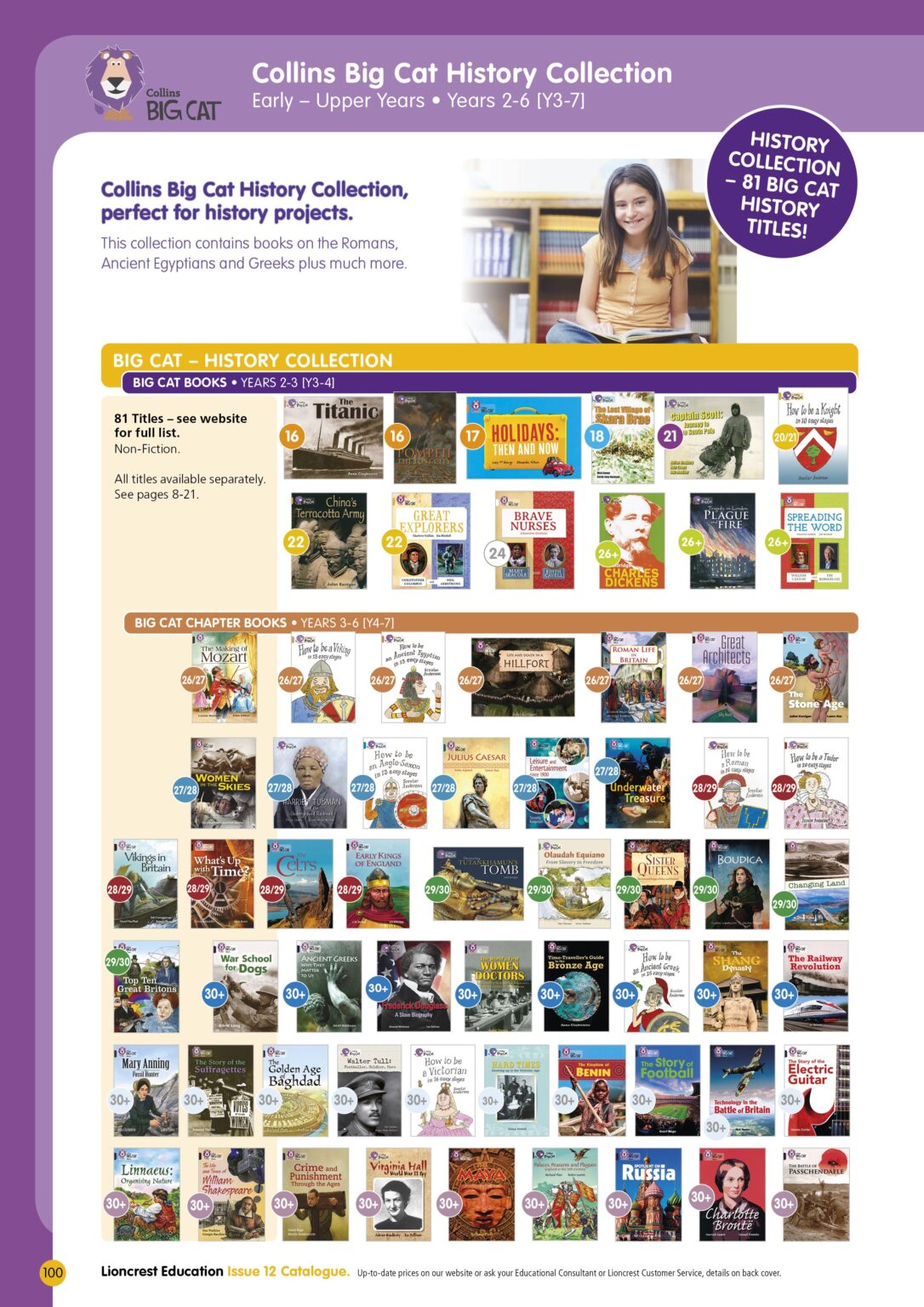 Collins Big Cat Inform History Collection (82 titles) - Lioncrest Education