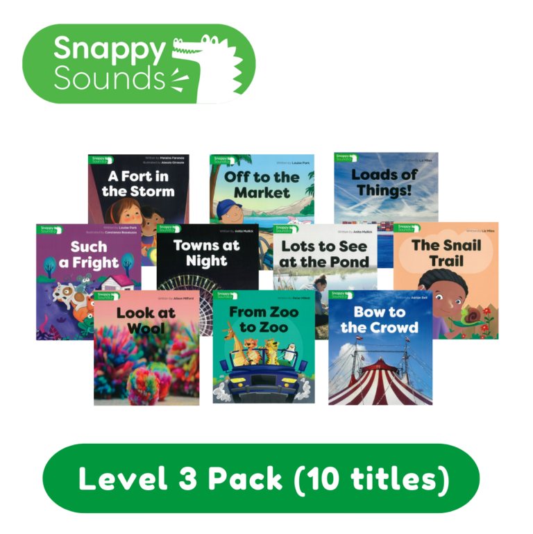 Snappy Sounds Level 3 Pack (10 titles) - Lioncrest Education