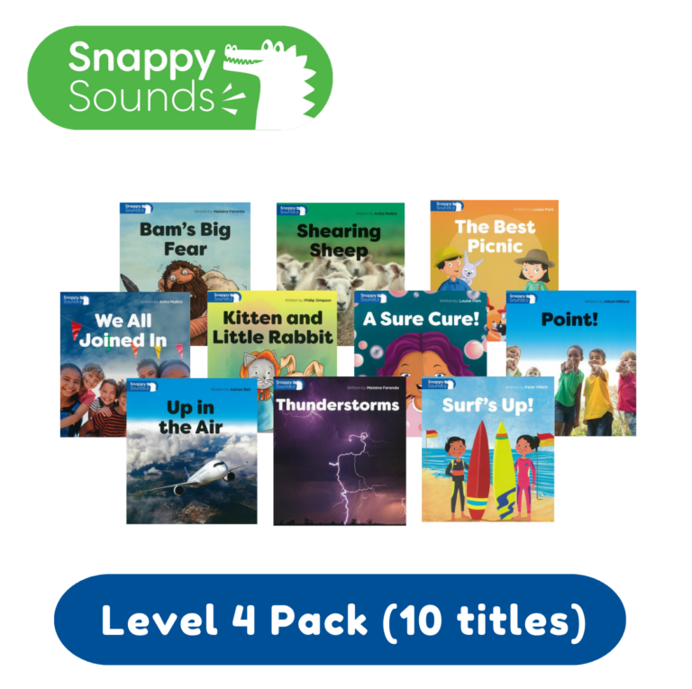 Snappy Sounds Level 3 Pack (10 titles) - Lioncrest Education