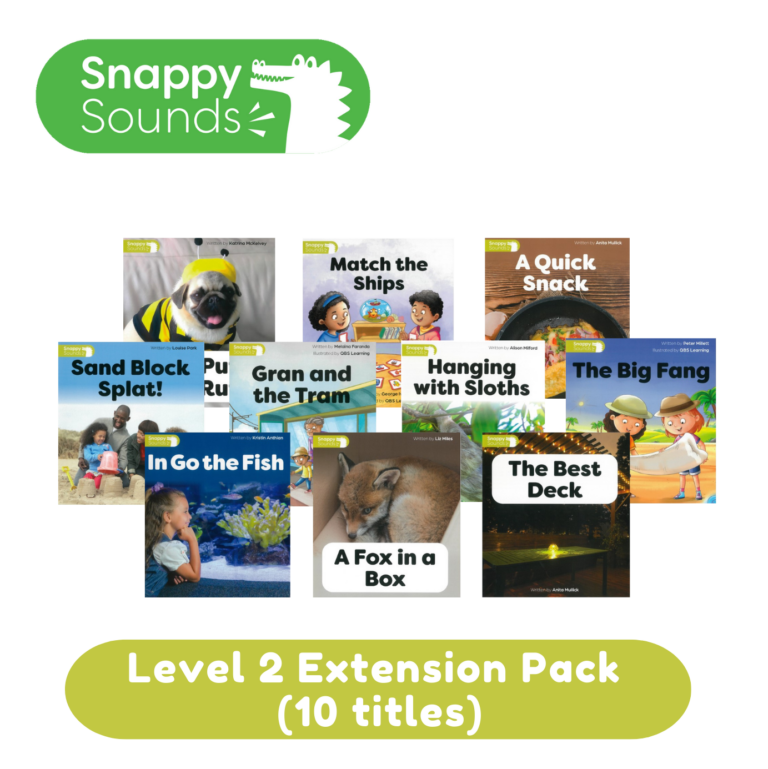 Snappy Sounds Level 2 Extension Pack (10 titles) - Lioncrest Education