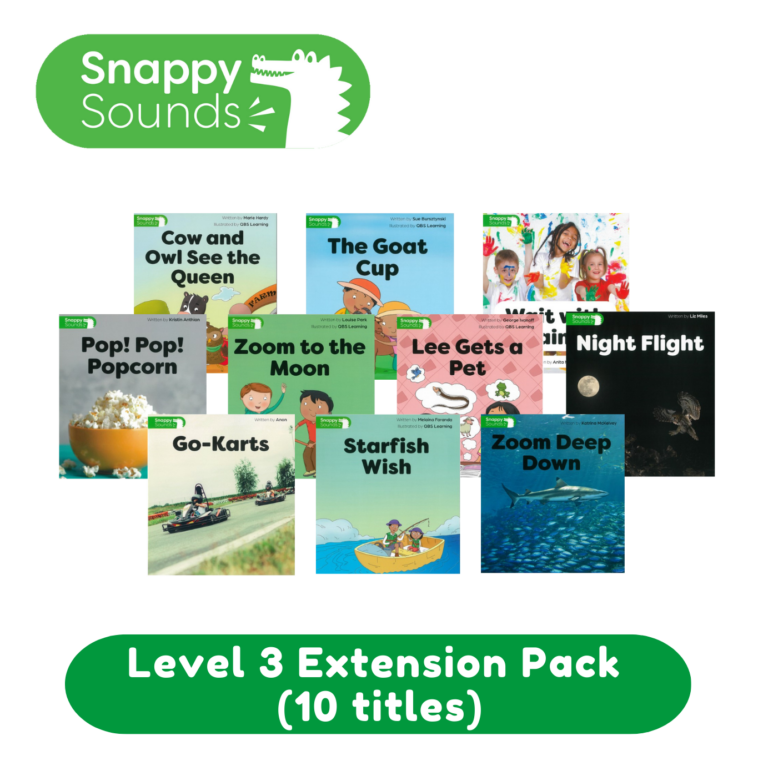 Snappy Sounds Level 3 Extension Pack (10 titles) - Lioncrest Education