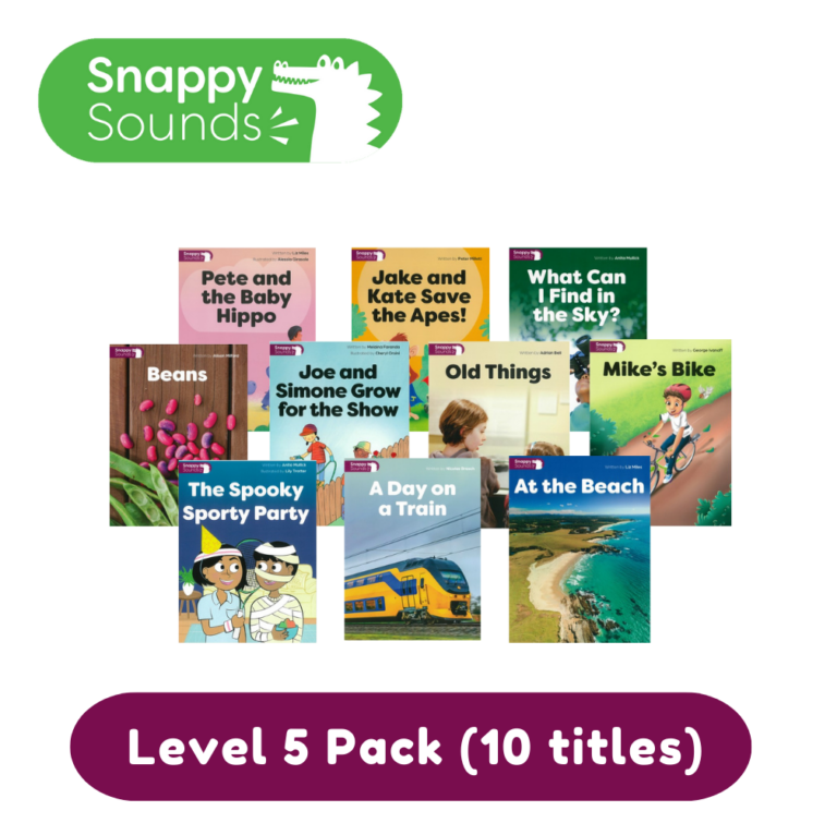 Snappy Sounds Level 5 Pack (10 titles) - Lioncrest Education