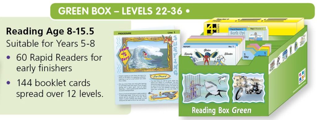 Reading Box - Green - Lioncrest Education