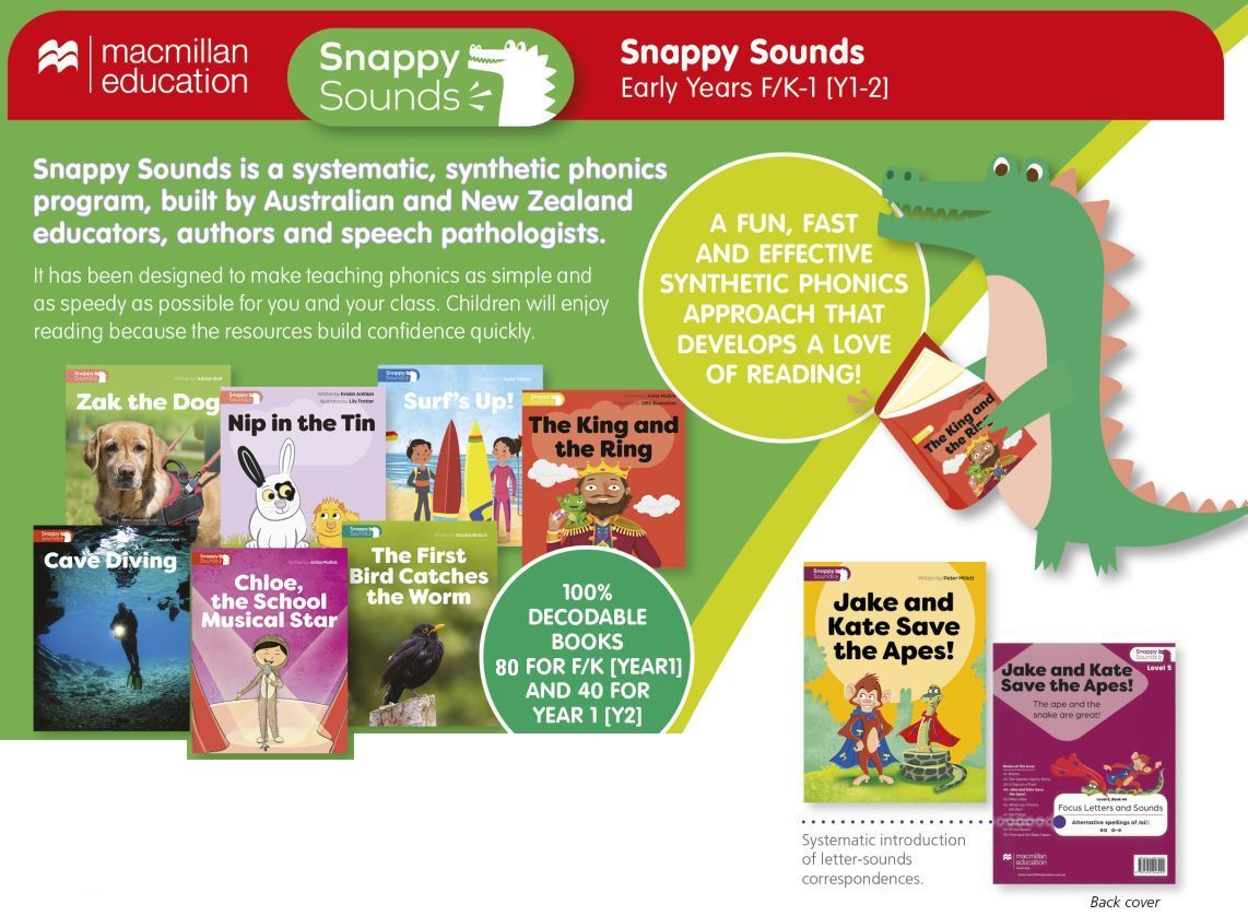 Snappy Sounds shortlisted by Speech Pathology Australia - Lioncrest ...