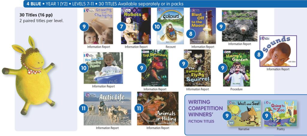 Collins Big Cat Blue (Set 30 titles) Year 1 (Lvl 7-11) - Lioncrest ...