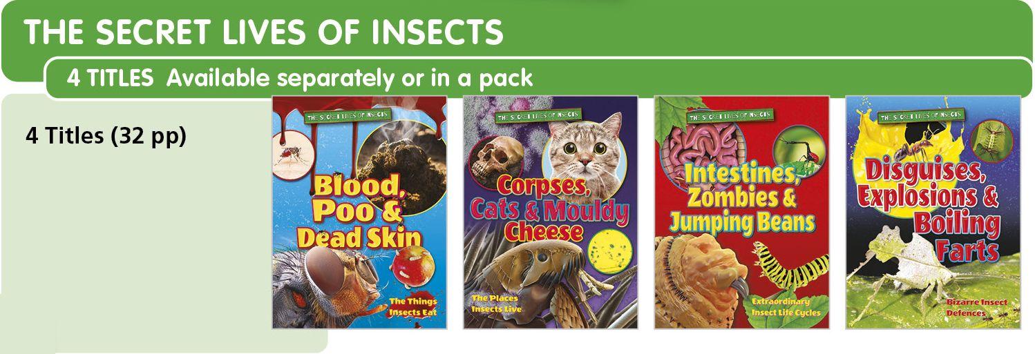 Secret Lives of Insects Pack (4 titles) - Lioncrest Education