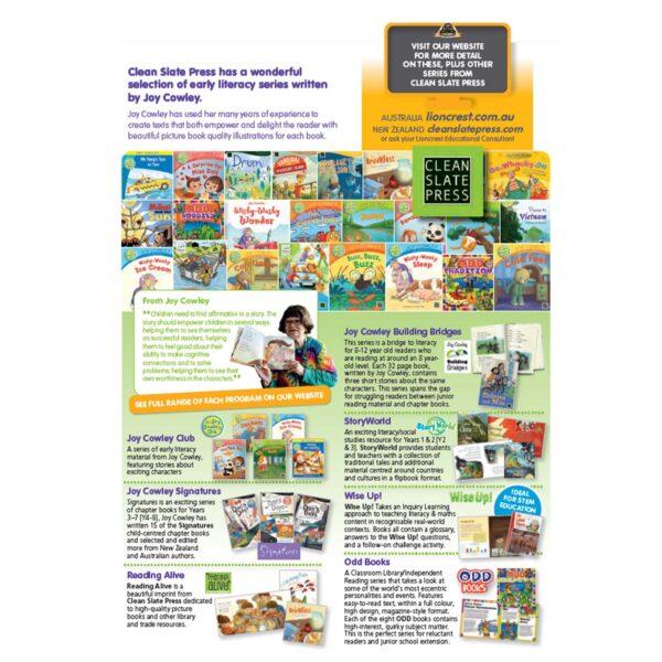 Joy Cowley - Clean Slate Press - Lioncrest Education