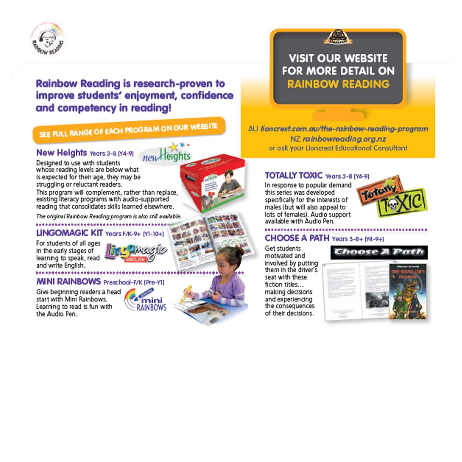 Rainbow Reading - Lioncrest Education