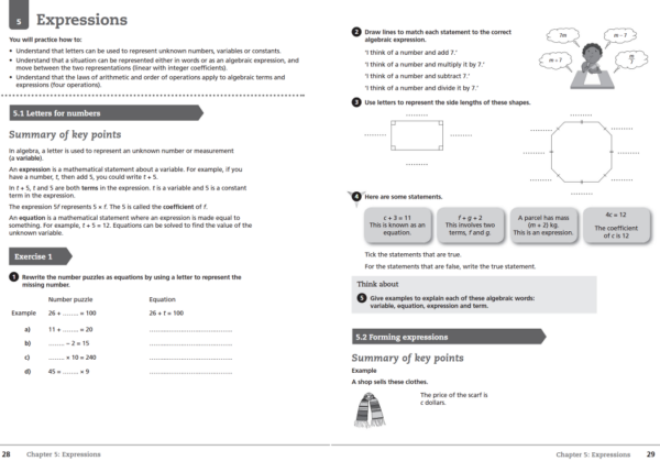 Collins Cambridge Lower Secondary Maths - Workbook: Stage 7: (Second ...
